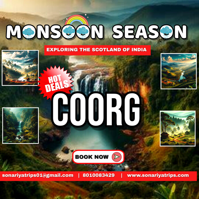 coorg tour holiday poster Template | PosterMyWall