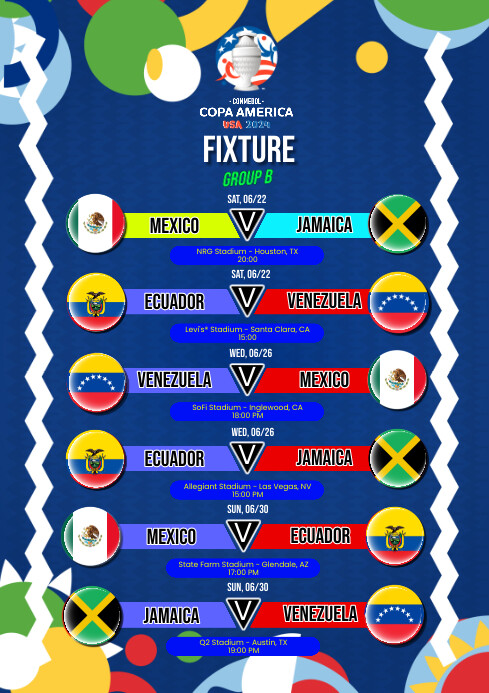 Plantilla de COPA AMERICA 2024 | PosterMyWall