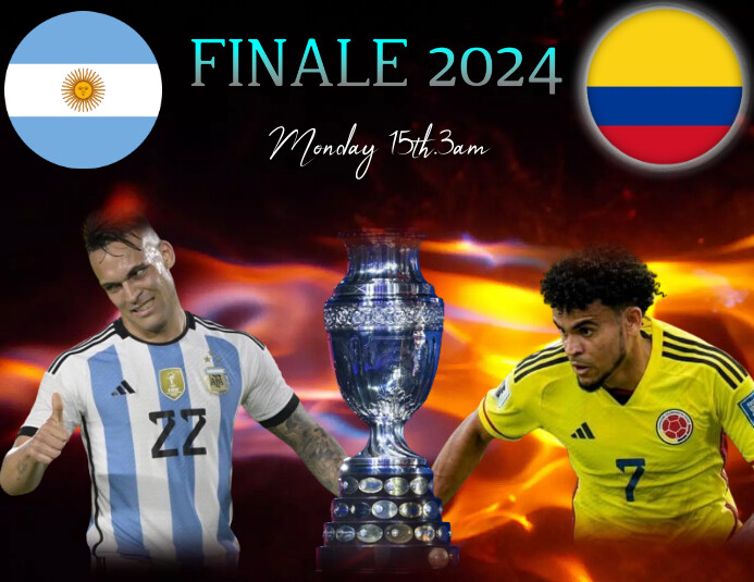 Copa America Flyer (us Letter) Template | PosterMyWall