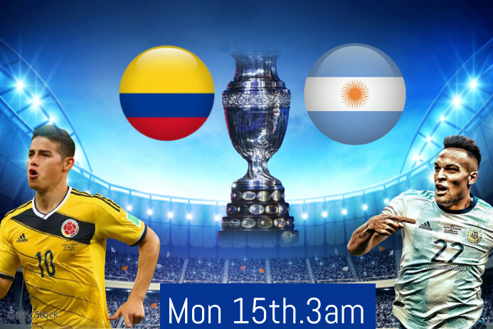 Copa America Poster Templat | PosterMyWall