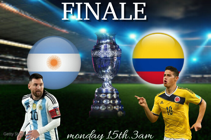 Plantilla de Copa America Poster | PosterMyWall