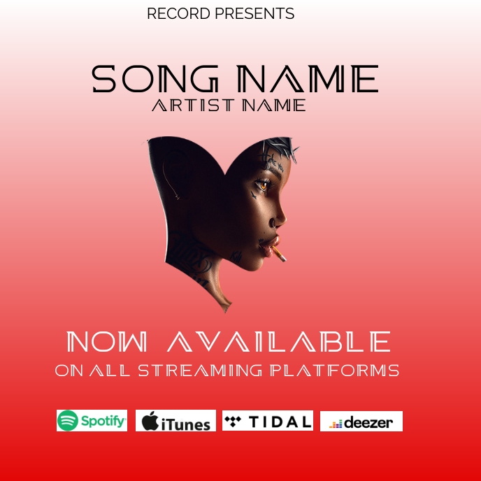 Copy of COPY MUSIC ALBUM COVER TEMPLATE (1) | PosterMyWall