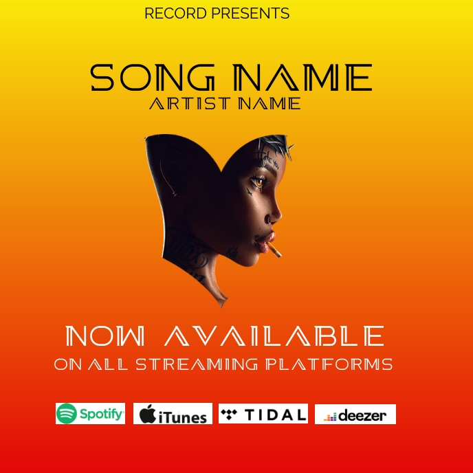 COPY MUSIC ALBUM COVER TEMPLATE | PosterMyWall