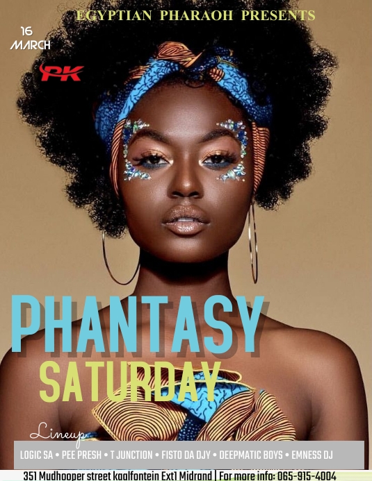 African Ladies night2 Template | PosterMyWall