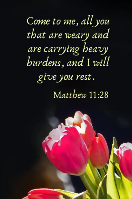 Bible Verse Poster Template | PosterMyWall