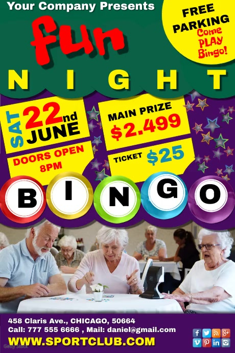 bingo1 Template | PosterMyWall