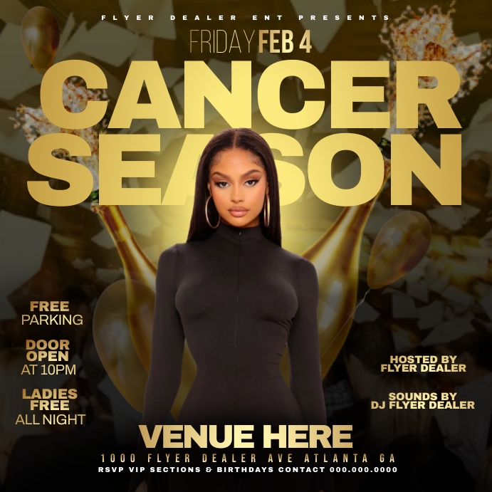 BIRTHDAY SEASON Template | PosterMyWall