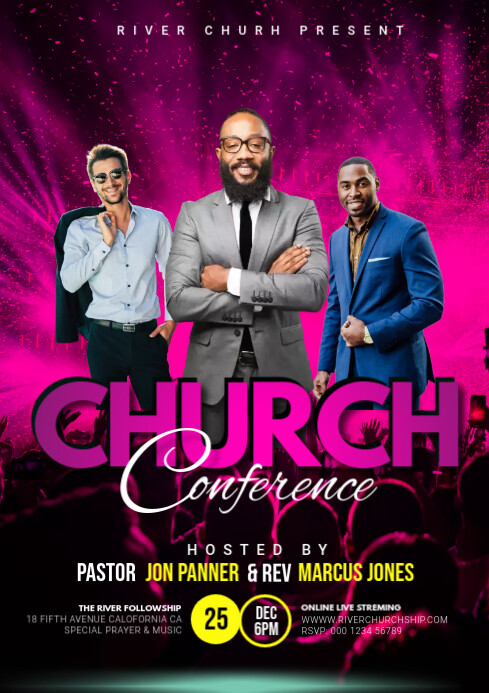 Church Conference Template | PosterMyWall