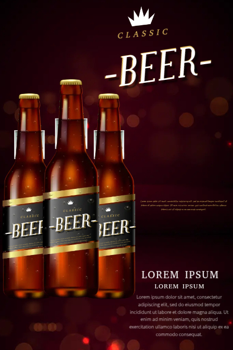 Classic Beer Template | PosterMyWall