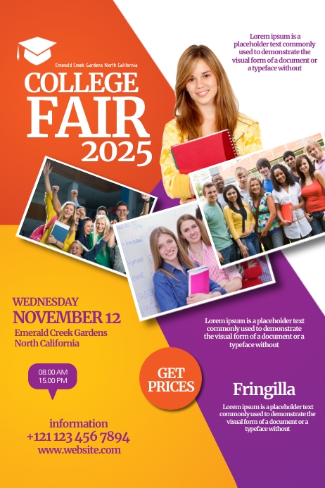 College fair flyer Template | PosterMyWall