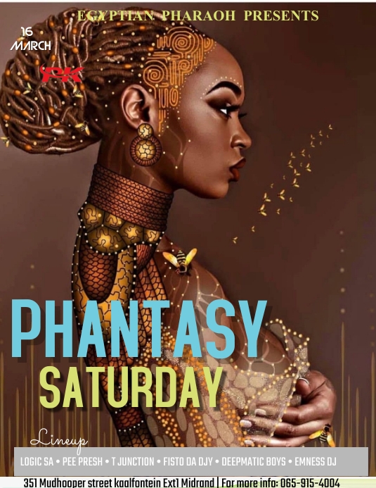 African Ladies night2 Template | PosterMyWall