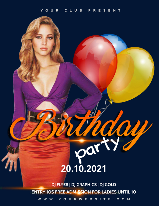 BIRTHDAY VIP Flyer Template | PosterMyWall