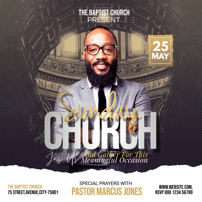 Church Conference flyer Template | PosterMyWall