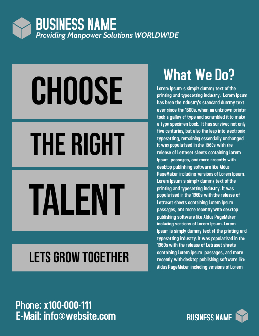 small Template | PosterMyWall