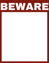 warning 1 Template | PosterMyWall