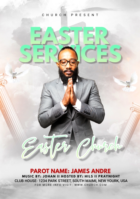 Easter Church Template | PosterMyWall