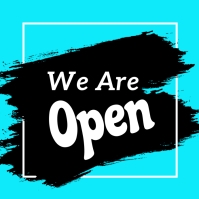 we are open Template | PosterMyWall