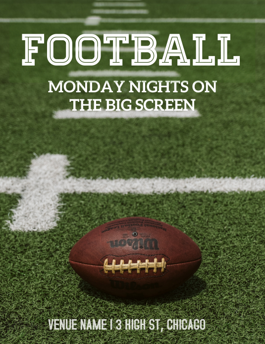 Football event Template | PosterMyWall