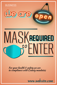 Mask Required Poster Template | PosterMyWall