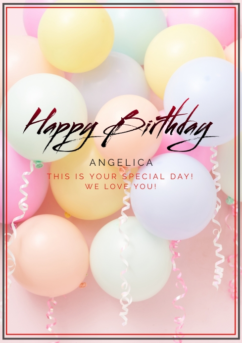 Copy of Copy of Copy of of templates happy birthday | PosterMyWall