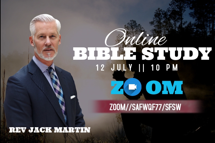 Online Bible Study Template | PosterMyWall