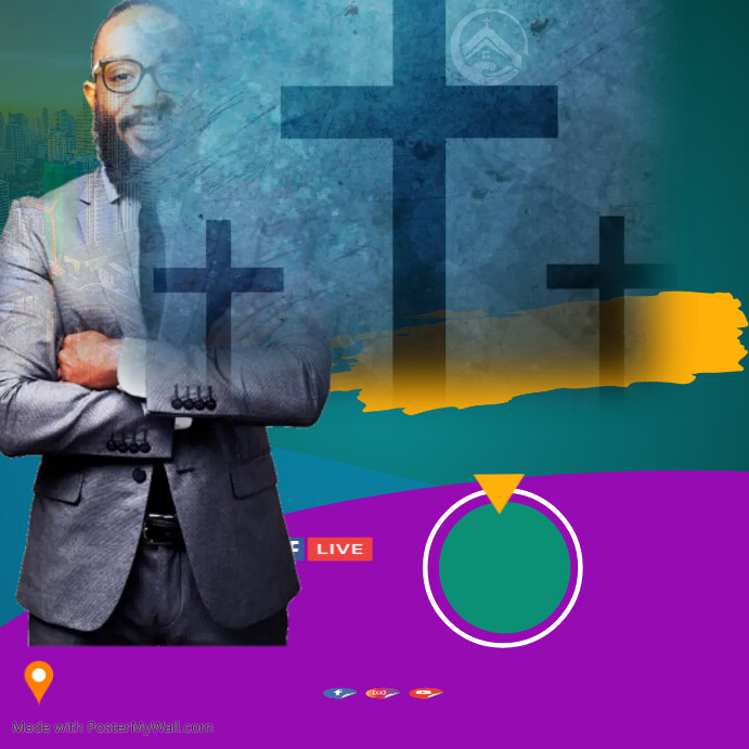 OUTDOOR SUNDAY SERVICE (1) Template | PosterMyWall