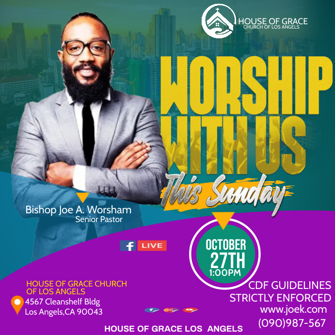 OUTDOOR SUNDAY SERVICE (2) Template | PosterMyWall