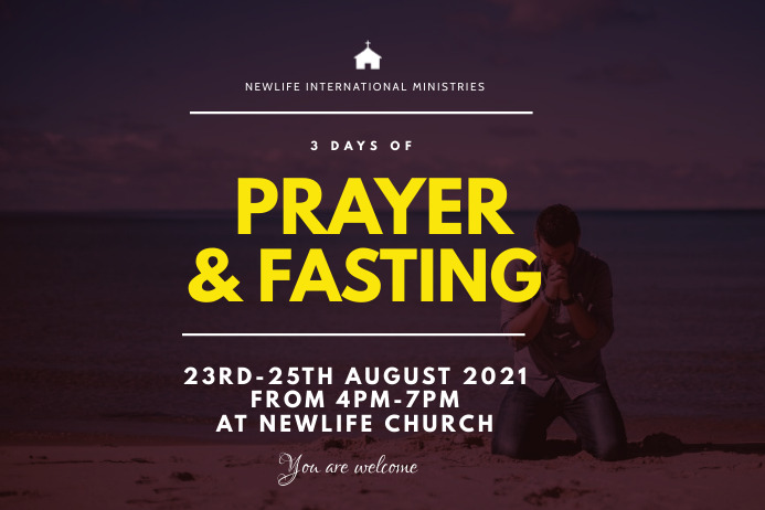 Prayer and fasting Template | PosterMyWall