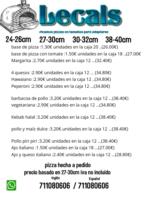 spanish price list Template | PosterMyWall