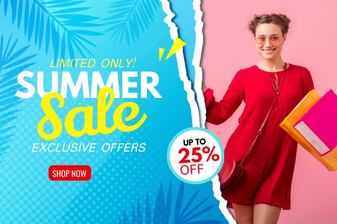 Summer sale ad Template | PosterMyWall