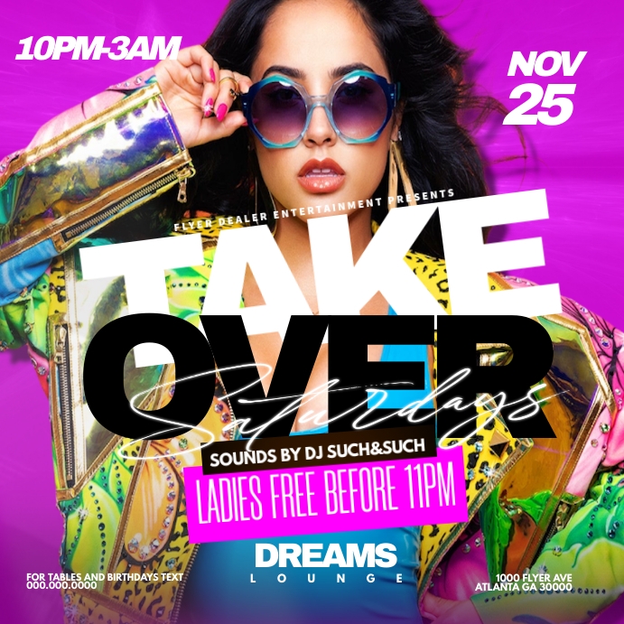 take over Template | PosterMyWall