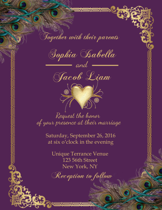 Copy of Copy of Copy of Wedding Invitation | PosterMyWall