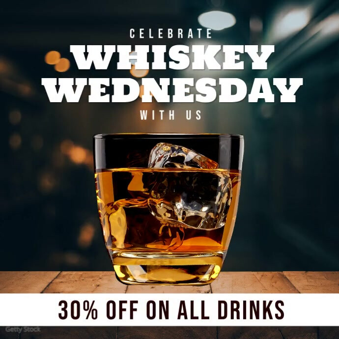 whiskey template | PosterMyWall