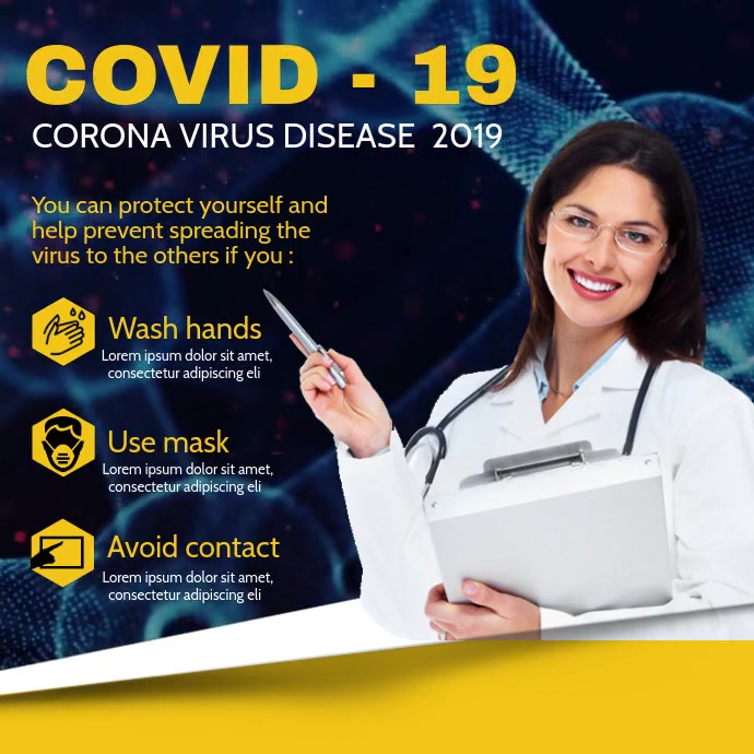 Copy of Copy of Corona virus awareness,health | PosterMyWall