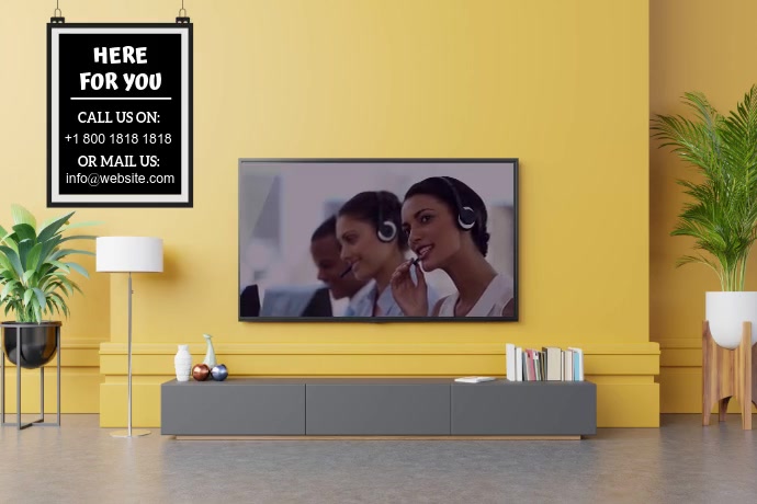 CUSTOMER SERVICE VIDEO AD Template | PosterMyWall