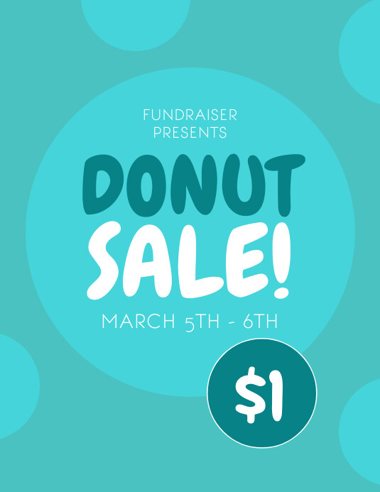 Donut Sale Template | PosterMyWall