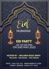Eid Party flyer Template | PosterMyWall
