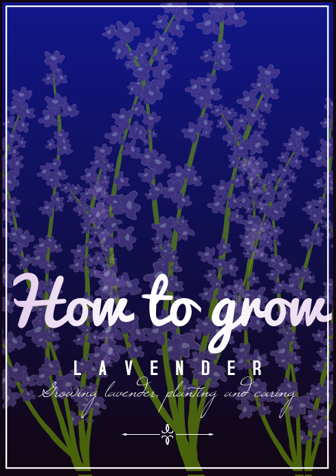 Copy of Copy of flyer templates how to grow lavender | PosterMyWall