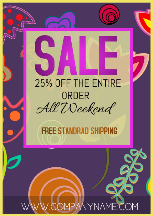 flyers template sale | PosterMyWall