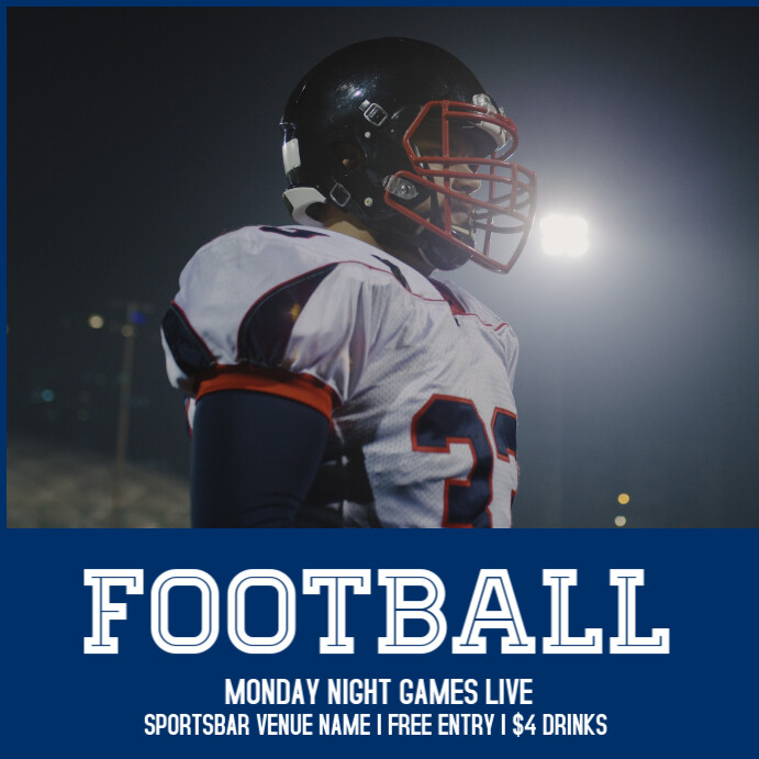 Football event Template | PosterMyWall