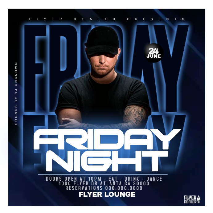 FRIDAY (1) Template | PosterMyWall