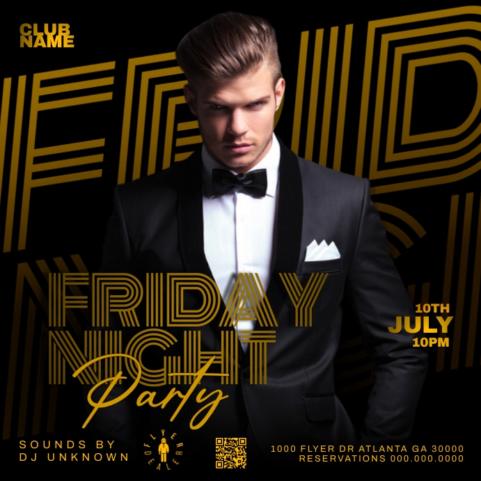 FRIDAY (3) Template | PosterMyWall