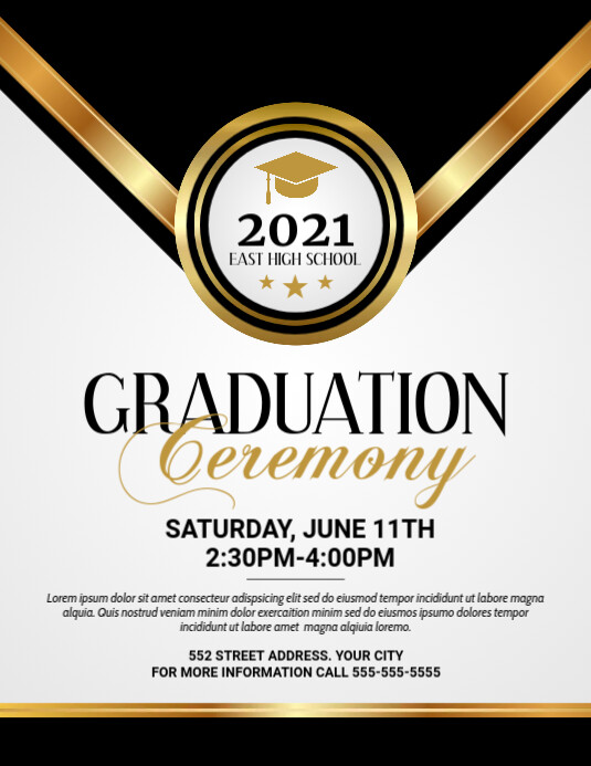 Copy of Copy of Graduation Ceremony | PosterMyWall