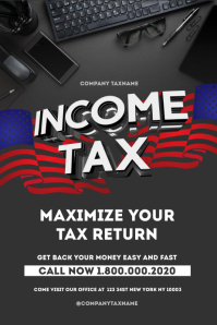 Income Tax TIME Flyer Template | PosterMyWall