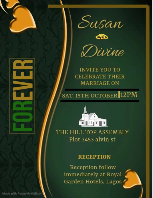 Copy of Copy of INVITATION card | PosterMyWall