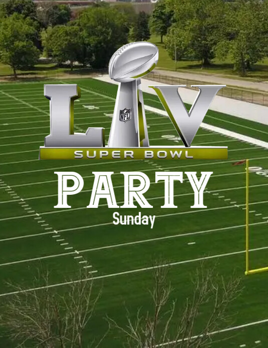 Plantilla de Copy of Liv Super Bowl | PosterMyWall