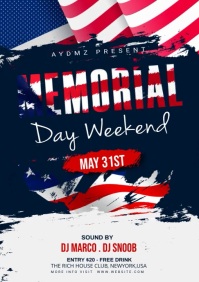 MEMORIAL DAY CELEBRATION EVENT FLYER Template | PosterMyWall