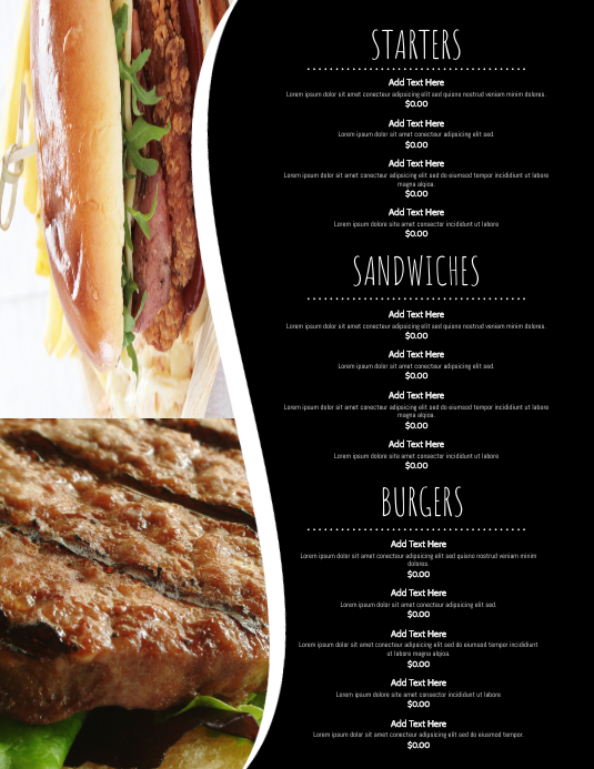 Copy of Copy of MENU | PosterMyWall
