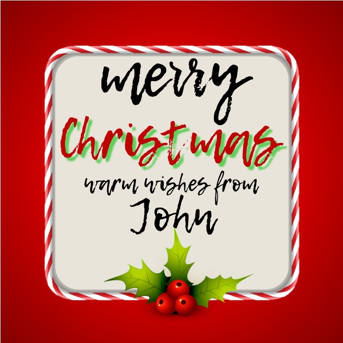 Copy of Copy of Merry Christmas Wishes | PosterMyWall
