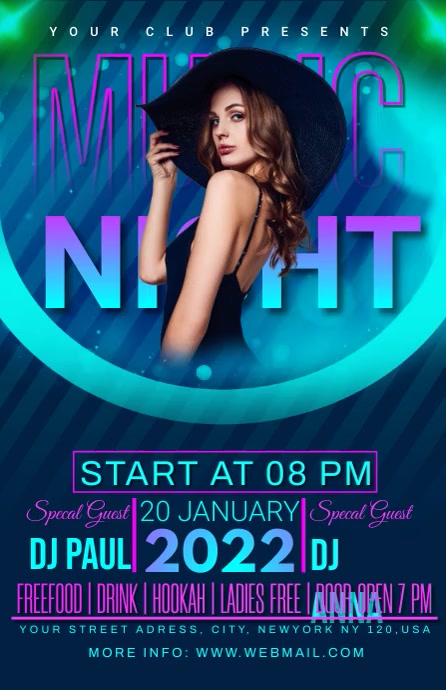 MUSIC PARTY Template | PosterMyWall